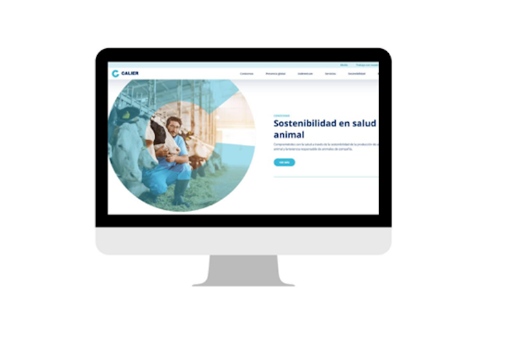Calier lanza su nueva página web | IM Veterinaria